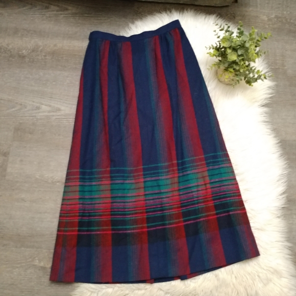 Pendleton | Skirts | Vintage Pendleton Wool Plaid Skirt | Poshmark